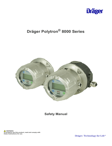 Dräger Polytron 8000 Series (SIL) Technical Manual | Manualzz