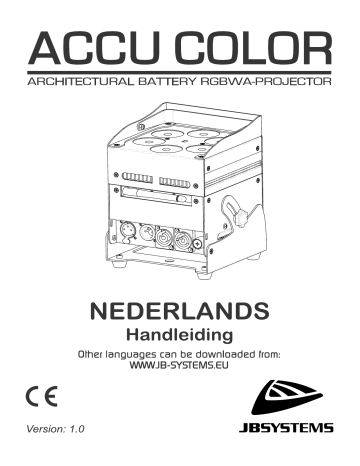 JB systems ACCU COLOR-WHITE de handleiding | Manualzz