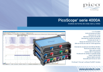 PICO PicoScope 4824A Ficha de datos | Manualzz