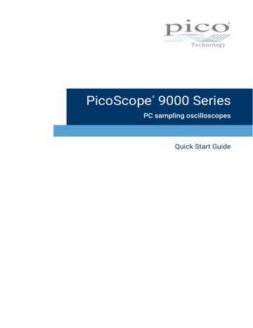 Pico PicoScope 9312 Quick Start Guide | Manualzz