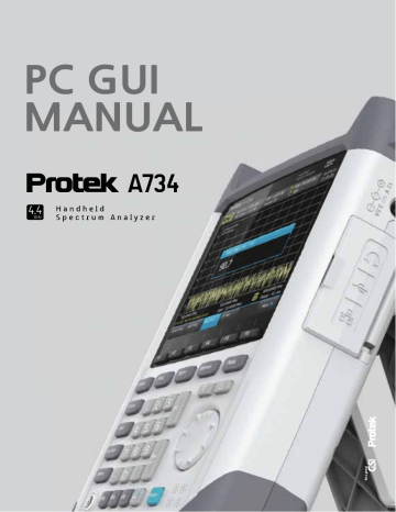 Protek A734 4.4GHz Handheld Spectrum Analyzer Owner's Manual | Manualzz