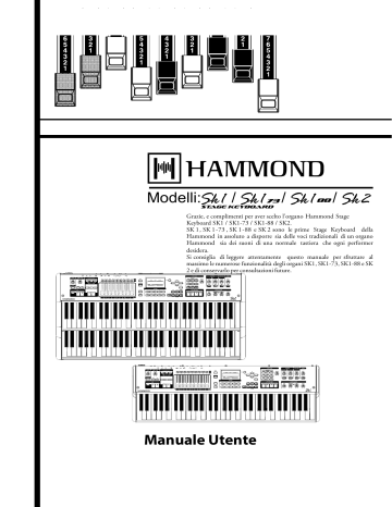 Hammond SK2 Professional Double-manual Stage Keyboard Manuale del ...