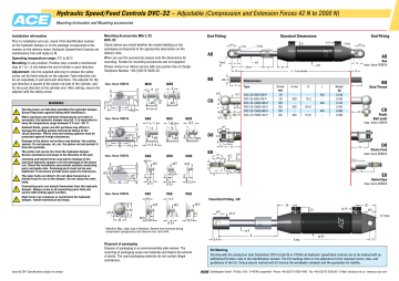 ACE Controls DVC-32 Mounting Instructions | Manualzz