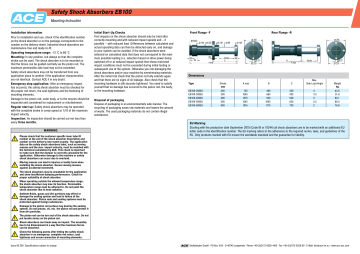 ACE Controls EB100 Mounting Instructions | Manualzz