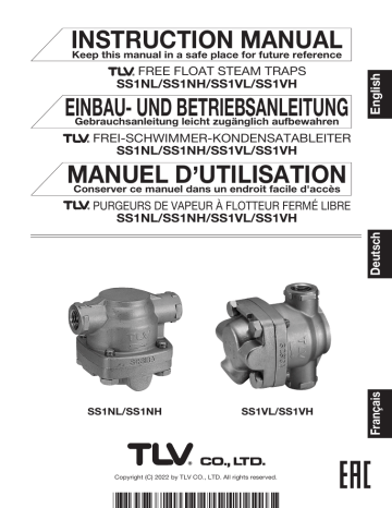 TLV SS1 Manual | Manualzz