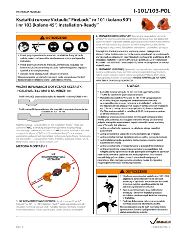 Victaulic FireLock™ Installation-Ready™ Fittings Instrukcja instalacji ...