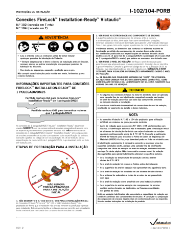 Victaulic FireLock™ Installation-Ready™ Fittings Guia de instalação ...
