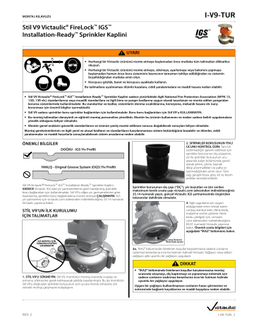 Victaulic FireLock™ IGS™ Installation-Ready™ Style V9 Sprinkler ...