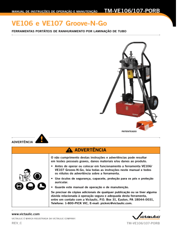 Victaulic VE106 Field Fabrication Roll Grooving Tool Tool Manual do ...