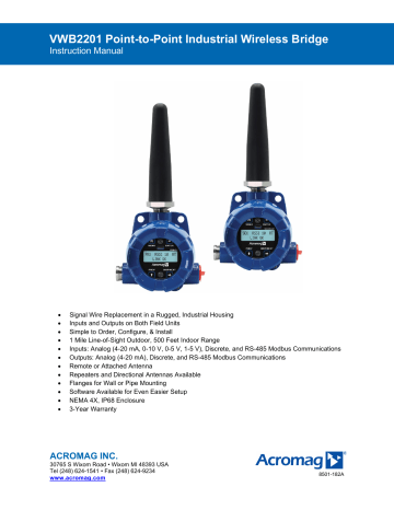 Acromag VWB2201 User Manual | Manualzz