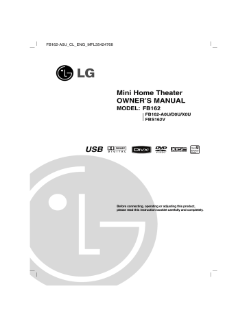 LG FB162-A0U User Manual | Manualzz