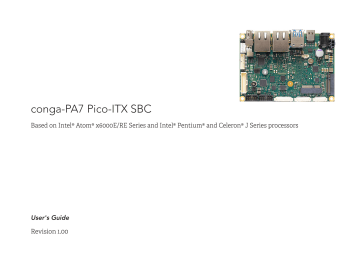 congatec conga-PA7 User's guide | Manualzz