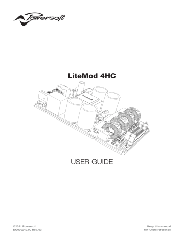 Powersoft LiteMod 4HC User Guide | Manualzz