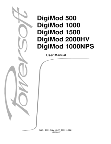 Powersoft DigiMod User Guide | Manualzz