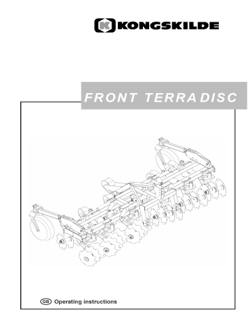 Kongskilde FRONT TERRA DISC Owner's Manual | Manualzz