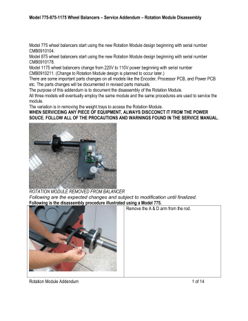 Coats 775, 875, 1175 Service Manual | Manualzz