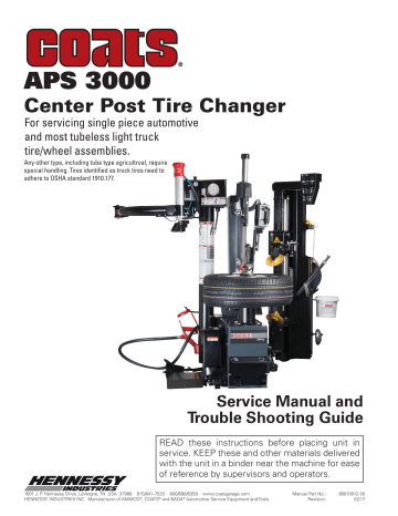 Coats APS-3000 Leverless Service Manual | Manualzz