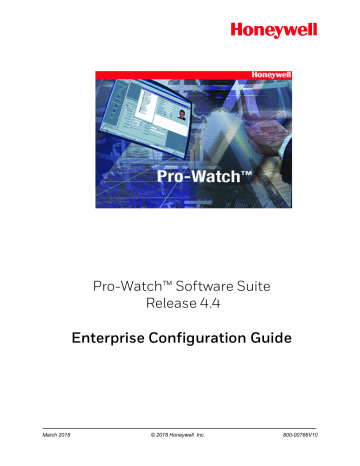 Honeywell Pro-Watch® + VISTA Integration Owner's Manual | Manualzz