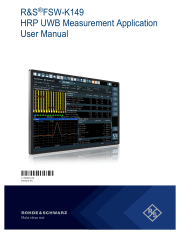 Rohde&Schwarz FSW User Manual | Manualzz