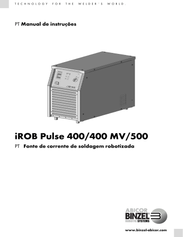 Abicor Binzel Robot Power Source iROB Instruções de operação | Manualzz