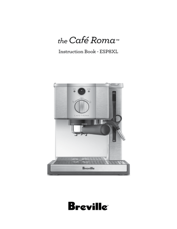 Breville Cafe Roma Espresso Maker/Machine Owner Manual | Manualzz