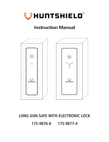 HUNTSHIELD 24-Gun Security Cabinet/Safe Owner Manual | Manualzz