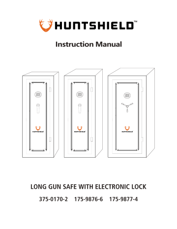 HUNTSHIELD 12-Gun Security Gun Safe/Cabinet Owner Manual | Manualzz