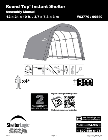Shelter Logic ShelterLogic Water Resistant Round Shelter Replacement ...