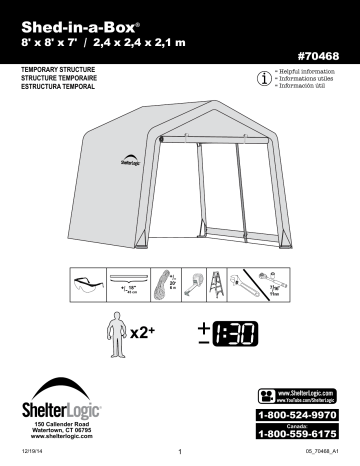 Shelter Logic ShelterLogic Storage Shed Owner Manual | Manualzz