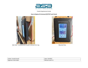 ASA Electronics NCSTS9 Guide | Manualzz