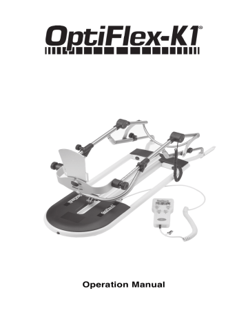 Fabrication Enterprises 00-2025 OptiFlex-K1 Knee CPM Manual | Manualzz
