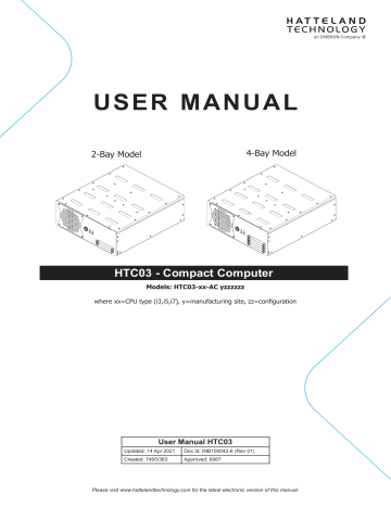 Hatteland Technology HTC03-xx-MP xxxxxxx User Manual | Manualzz