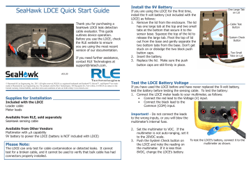 RLE Technologies LDCE Quick Start Guide | Manualzz