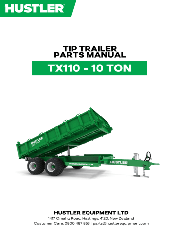 Hustler LoadMax TX110 Parts Manual | Manualzz