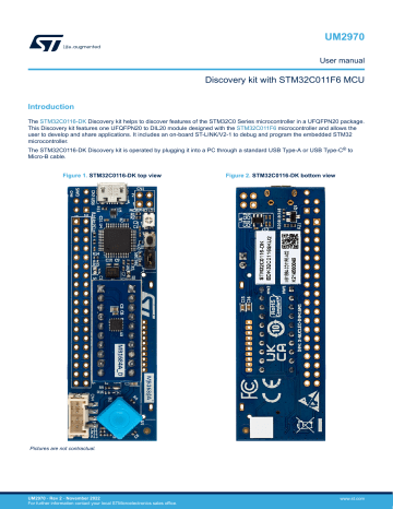 STMicroelectronics STM32C0116-DK User Manual | Manualzz