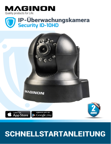 Maginon ID-10 HD Surveillance Camera Bedienungsanleitung | Manualzz
