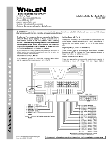 Whelen CCP Installation Guide | Manualzz