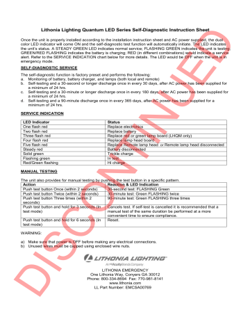 Lithonia Lighting ELM2 LED Installation Instructions | Manualzz