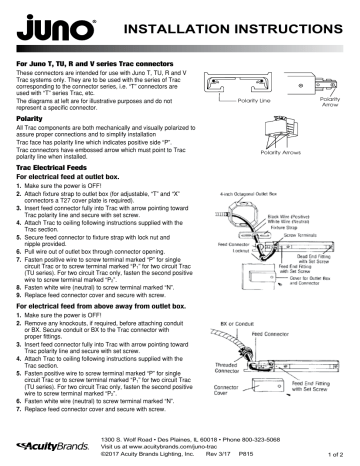 Juno T23 Connector Installation Instructions | Manualzz