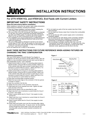 Juno HTCLCB Circuit Breaker Installation Instructions | Manualzz