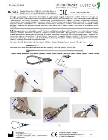 Integra MicroFrance® Laparoscopic Surgical Instruments, Modular ...