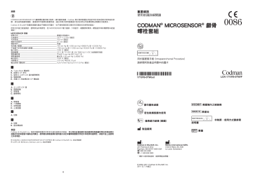 Integra 171976-0TW CODMAN® MICROSENSOR® Skull Bolt Kit 取扱説明書 | Manualzz