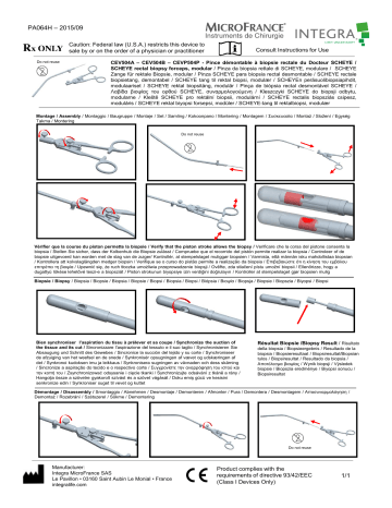 Integra MicroFrance® Scheye Rectal Biopsy Forceps, Modular Mode d ...