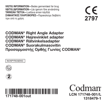 Integra CODMAN® Right Angle Adapter Bedienungsanleitung | Manualzz