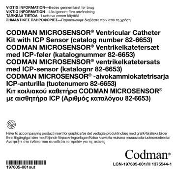Integra CODMAN MICROSENSOR® Ventricular Catheter Kit ...
