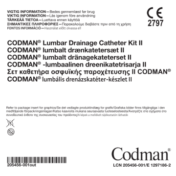 Integra CODMAN® Lumbar Drainage Catheter Kit II Betjeningsvejledning ...