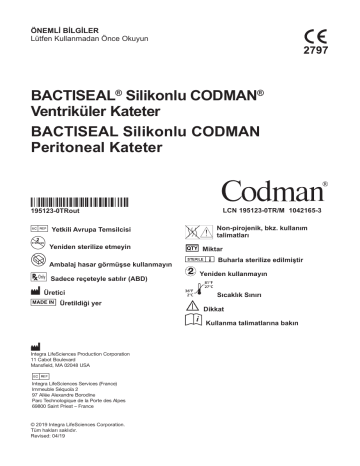 Integra CODMAN® Ventricular Catheter & Peritoneal Catheter Kullanma ...