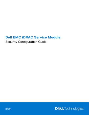 Dell iDRAC Service Module 4.x software Configuration Guide | Manualzz
