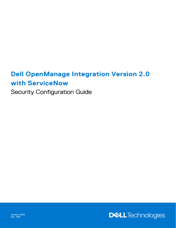 Dell OpenManage Integration software Configuration Guide | Manualzz