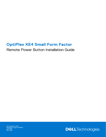 Dell OptiPlex XE4 desktop Installation Guide | Manualzz